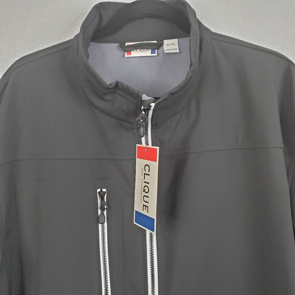 Clique | Jackets & Coats | Nwt Clique Black Outdoor Heavy Windbreaker ...
